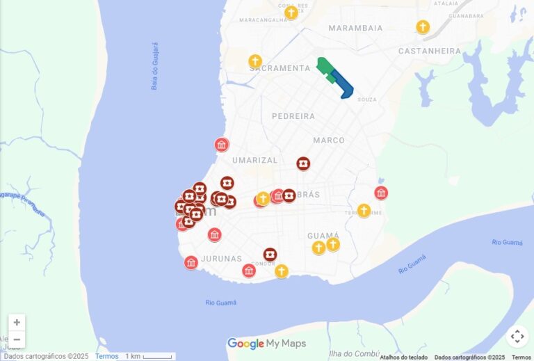 Mapa dos espaços culturais de Belém: um guia do que fazer durante a ...